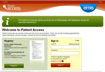 Patients Access Login
